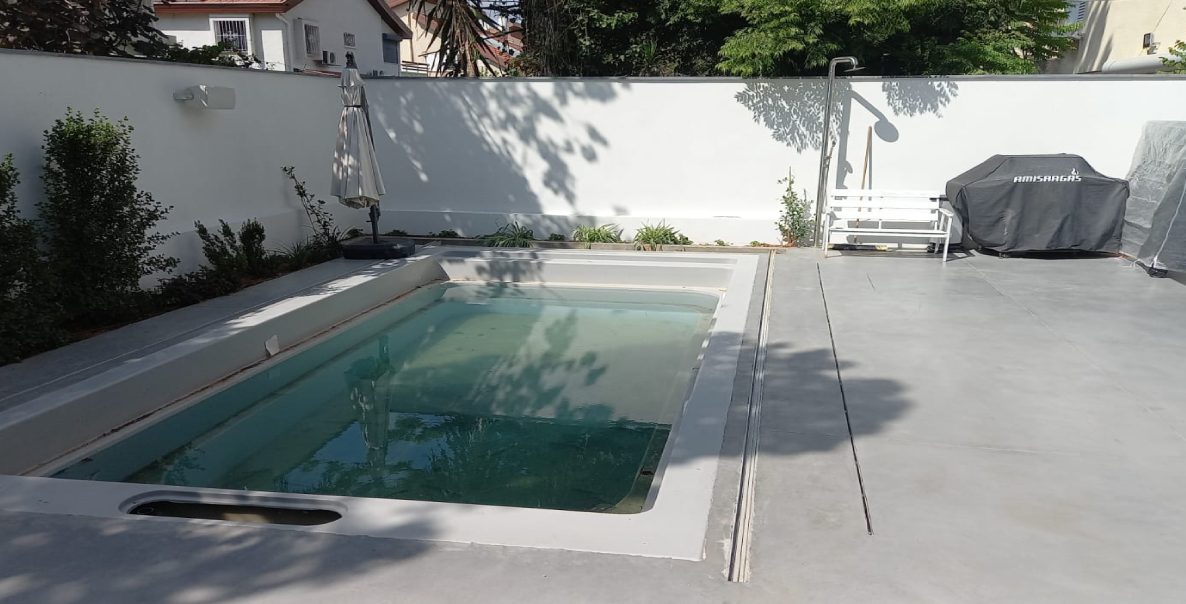 Neptune Flow - תעלת ניקוז נסתרת מלבנית ומעוצבת לגינה מאלומיניום ...