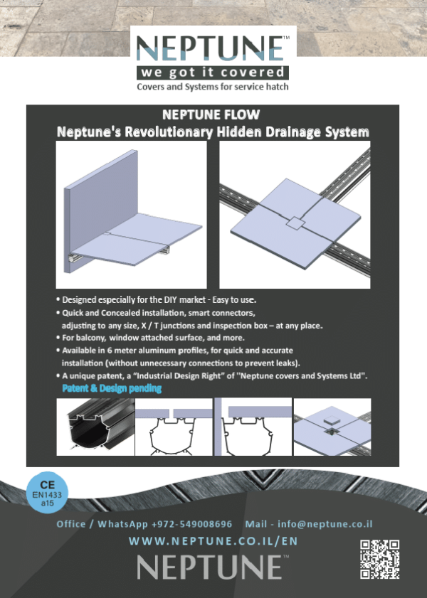 Drainage channel – NEPTUNE FLOW | Neptune Metalworking Solutions