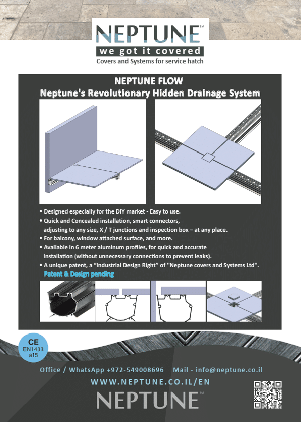 Drainage channel – NEPTUNE FLOW | Neptune Metalworking Solutions