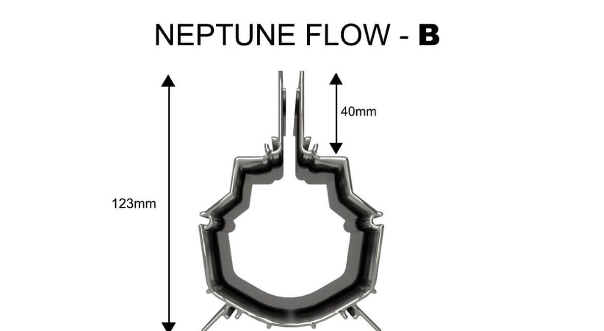 Neptune Flow B - תעלת ניקוז נסתרת מלבנית ומעוצבת לבטון מוחלק | Neptune ...