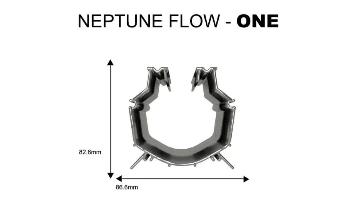 Neptune Flow One - תעלת ניקוז נסתרת מלבנית ומעוצבת לגינה מאלומיניום ...