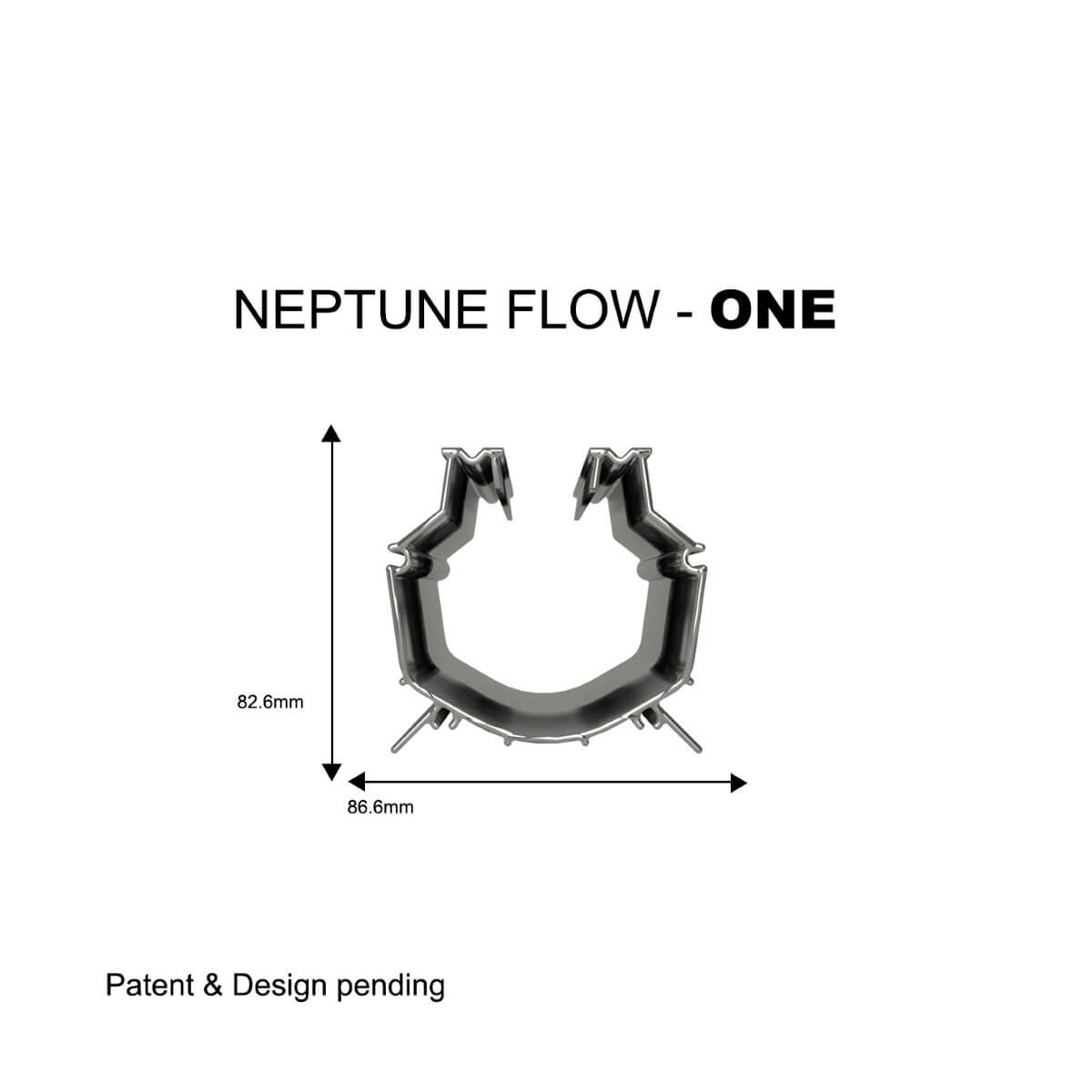 Neptune Flow One - תעלת ניקוז נסתרת מלבנית ומעוצבת לגינה מאלומיניום ...